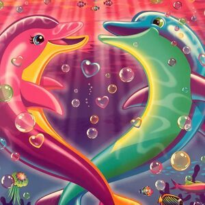 Lisa Frank | Art | Lisa Frank 2 Pocket Portfolio Folder 3hole Punched ...